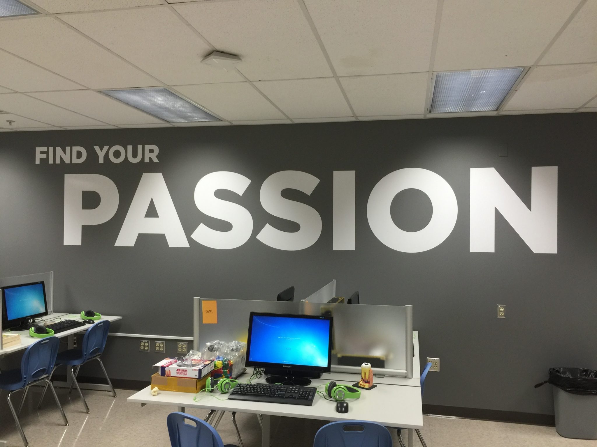 Computer Lab Vinyl Wall Cover – Evolution creative solutions