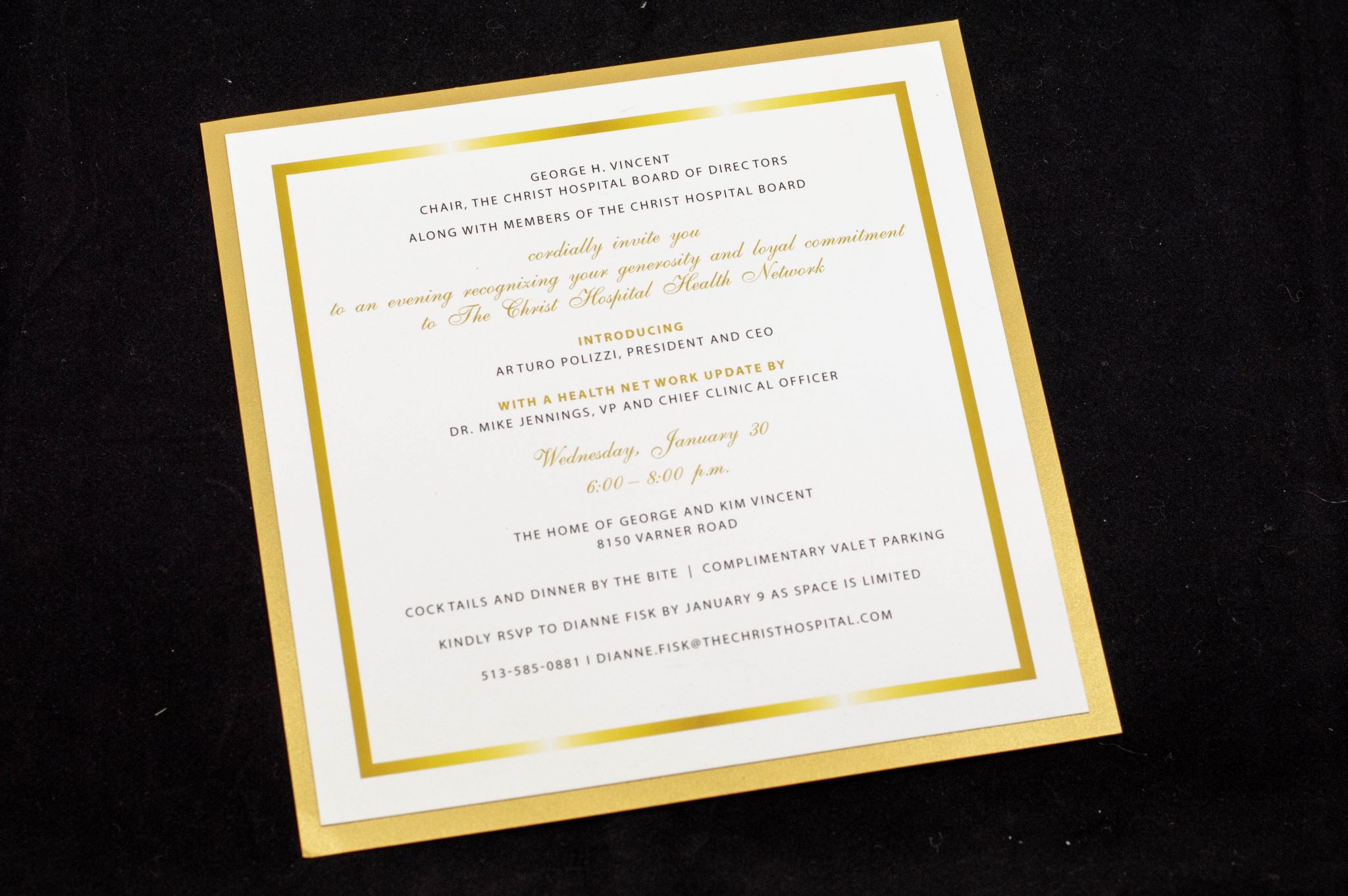 Series of Upscale Corporate Event Invitations – Evolution creative ...