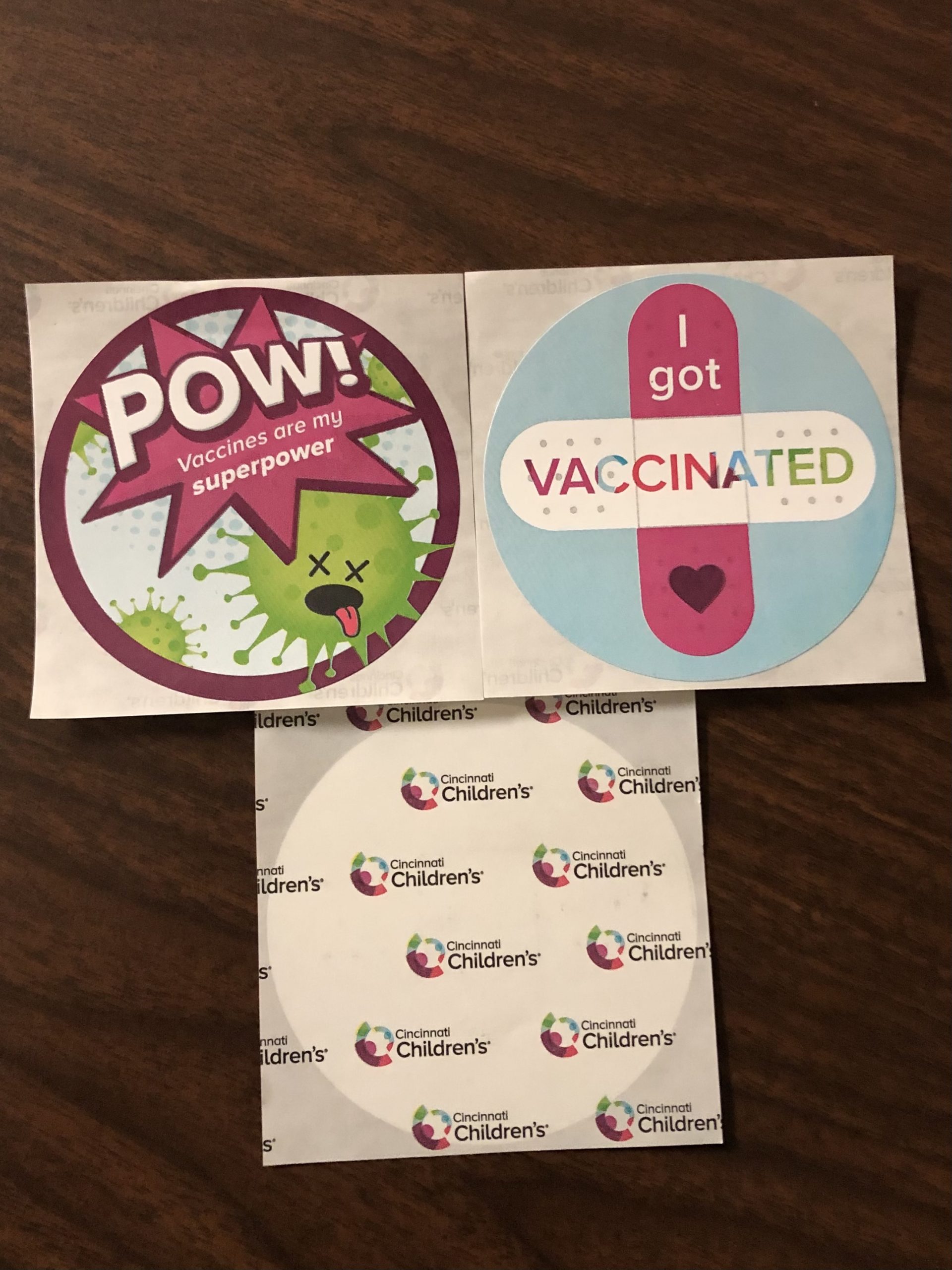 Covid-19 Vaccination Stickers – Evolution creative solutions